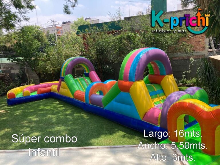 Brinca brinca "Súper combo infantil" a la renta | K-prichi Inflables
