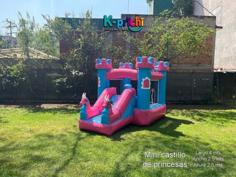 Renta de inflable en forma de castillo de princesas | K-prichi | K ...